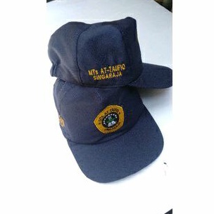 Jual TOPI SMP SMA BORDIR 100% LOGO SEKOLAH CUSTOM MURAH | Shopee Indonesia
