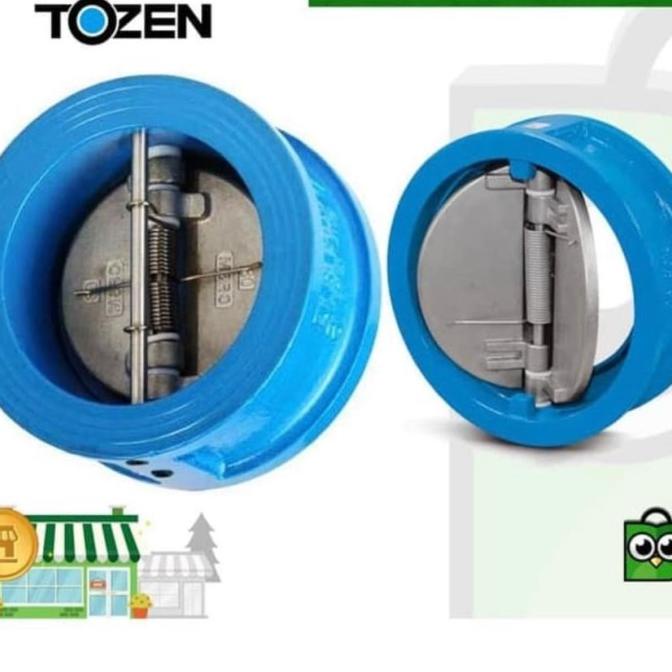 Jual Wafer Check Valve Cast Iron Jis 10K 2" Inch Tozen | Shopee Indonesia