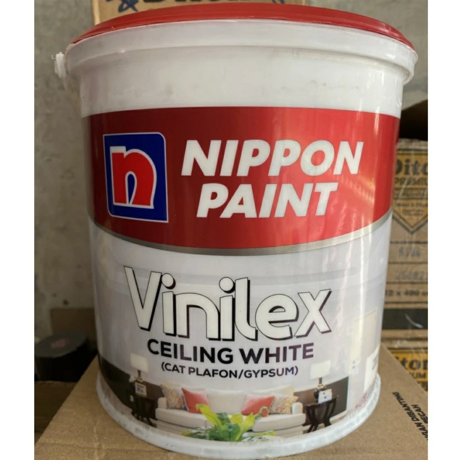 Jual Cat Plafon Gypsum Vinilex Ceiling White 25 kg / khusus cargo ...