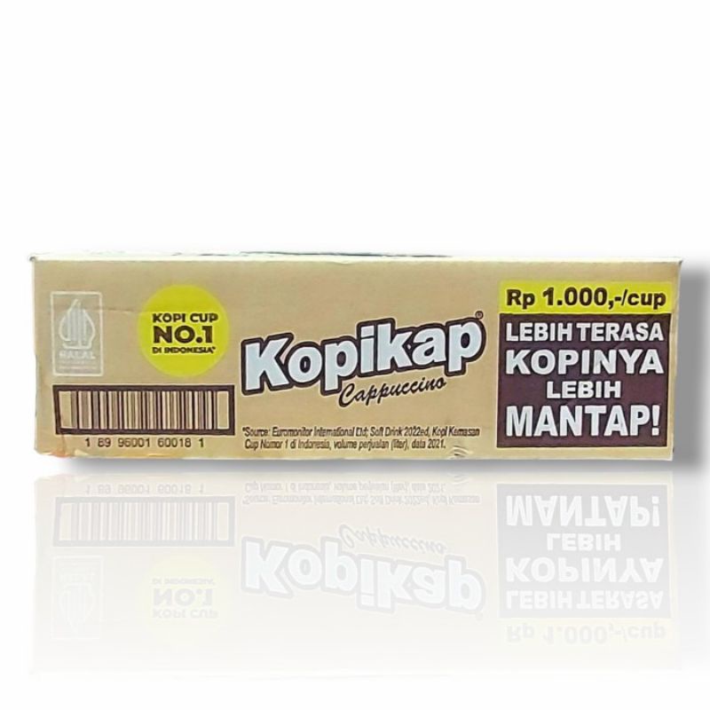 Jual Kopikap Cappucino 135ml Dus Isi 24 Pcs Khusus Pengiriman Instant ...