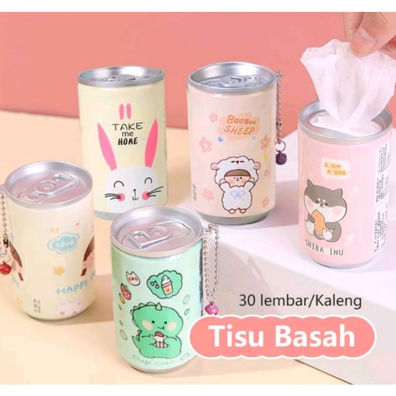 Jual Tissue Basah Kaleng Aesthetic Wet Tissue Momo Tisu Travel | Shopee ...