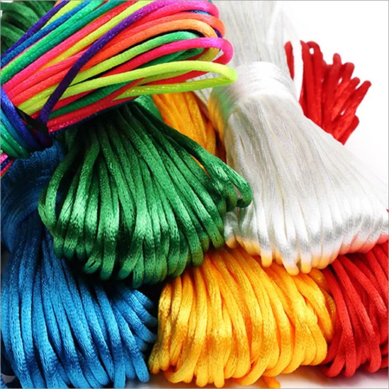 Jual {1 mm} 1 mtr Tali Cina Satin Shanghai China Kancing 1mm | Shopee ...