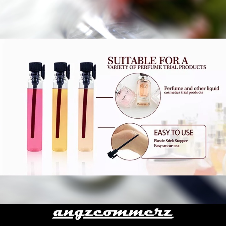 Jual Botol Tester Kaca Sampel Tes Parfum Sample Bottle Test Stick ...