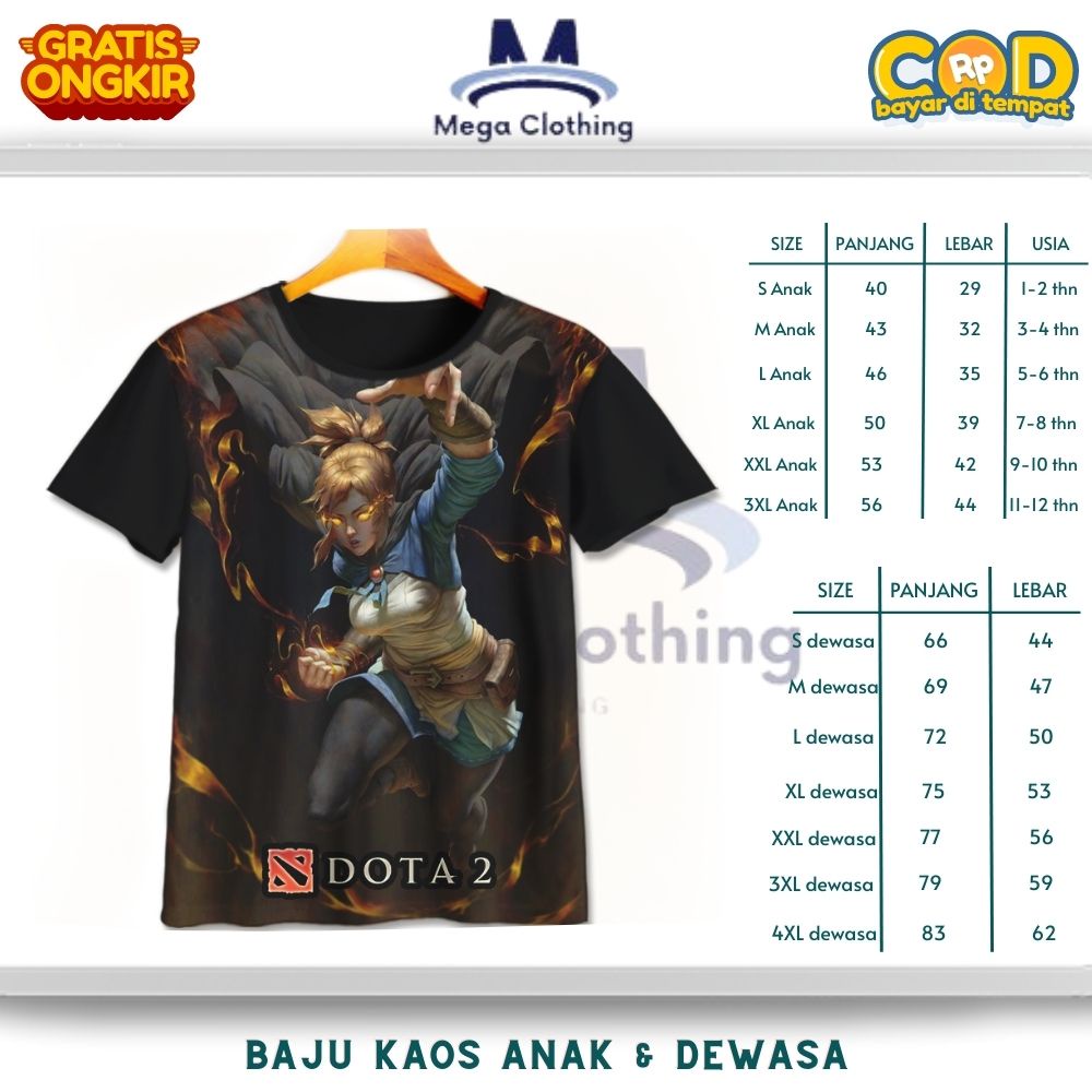 Jual Kaos Game Dota 2 Merci Unofficial Anak & Dewasa - Baju Couple Anak ...