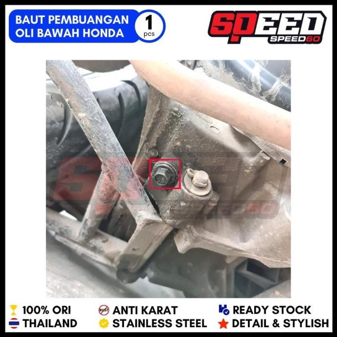 Jual Probolt Baut Pembuangan Oli Tap Oli Honda Scoopy Beat Vario Beat ...