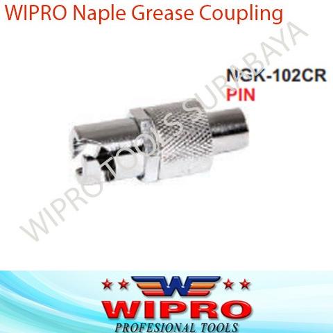 Jual Naple Nepel Niple Grease Coupling Wipro Ngk-102Cr M/Pin Pt 1/8 Sae ...
