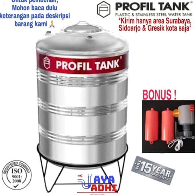 Jual Tangki / Tandon Air Stainless Profil Tank PS 1100 | Shopee Indonesia