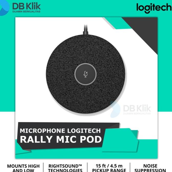 Jual Logitech RALLY MIC POD - Rally MICPOD Logitech | Shopee Indonesia