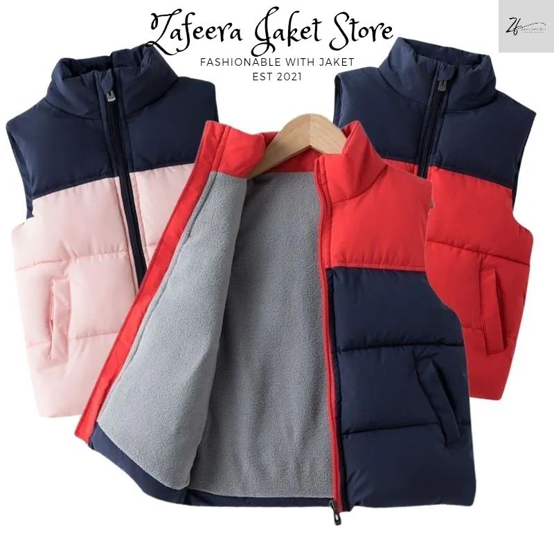 Jual ROMPI VARSITY ANAK 2-15 tahun Zafeera Jaket Store/Rompi Tebal ...