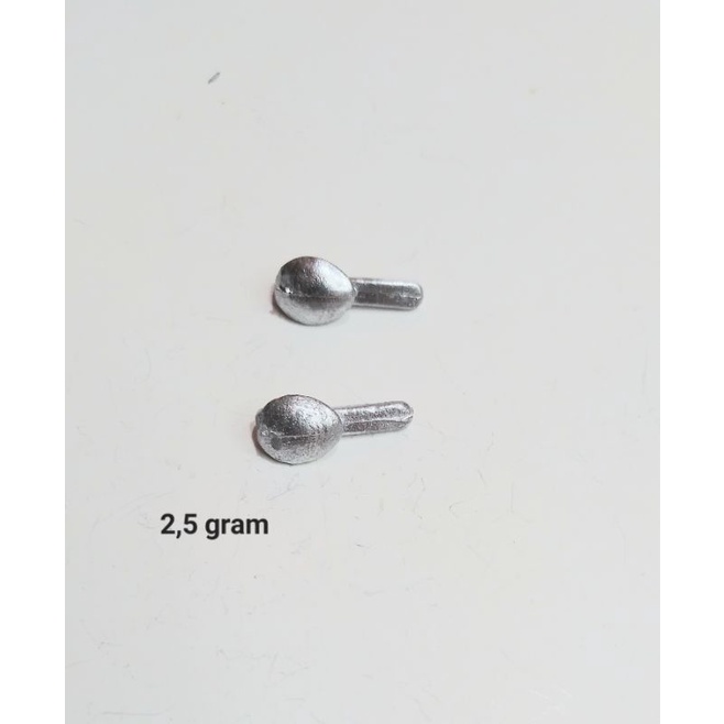 Jual Timah pemberat soft frog 2,5 gram | Shopee Indonesia