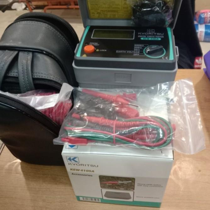 Jual Megger Kyoritsu 4105A Earth / Grounding Tester Kyoritsu 4105A ...