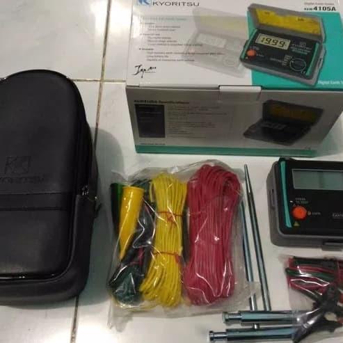 Jual Kyoritsu 4105A Earth Tester Digital Grounding Test 4105 A Japan ...
