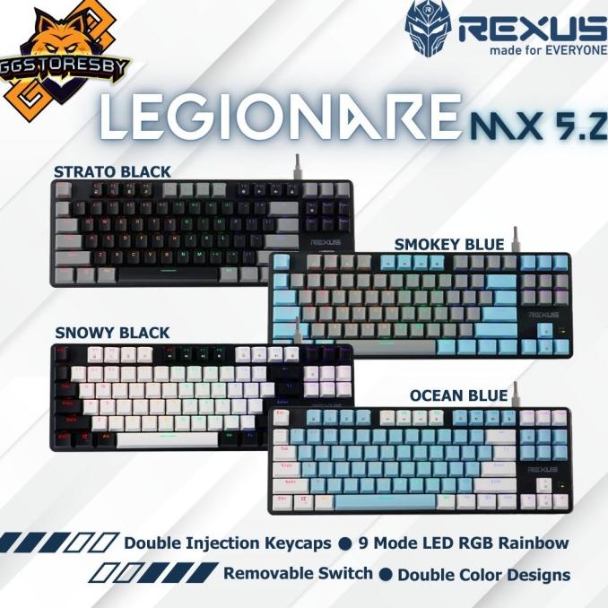 Jual REXUS LEGIONARE MX 5.2 Gaming Keyboard | Shopee Indonesia