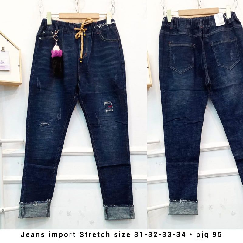 Jual Boyfriends dark new pants stik balik | Shopee Indonesia