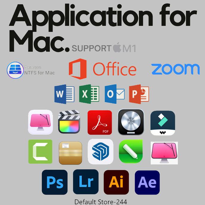 Jual Software MacOS Macbook iMac Microsoft Office Corel Draw Final Cut ...