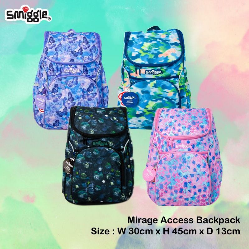 Jual Tas smiggle access mirror quality/Smiggle Mirage Access Backpack ...