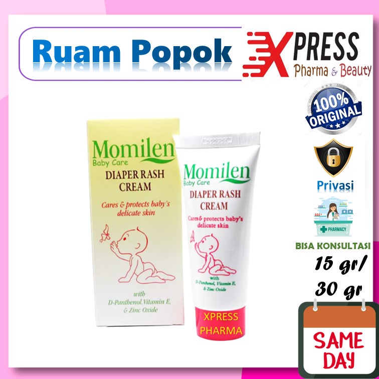 Jual XPRESS ! MOMILEN DIAPER Rash Salep Cream Krim Ruam Popok Infeksi ...