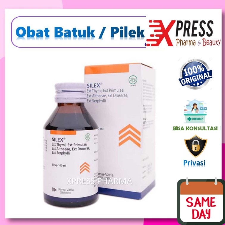 Jual ⚡XPRESS⚡ Silex Sirup 100 ml Silek Obat Batuk Ibu Hamil Menyusui ...