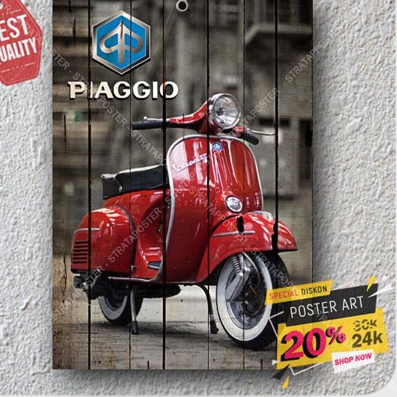Jual Product Impor Poster Motor Vespa - Hiasan dinding motor klasik ...