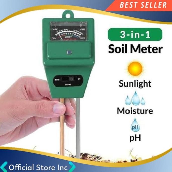 Jual Soil Meter Sensor Alat Pengukur Ph Kelembaban Kesuburan Tanah ...