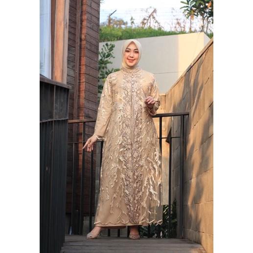 Jual Dafira Dress - Dress Pesta - Gamis Mewah - Seragam Nikahan - Baju ...
