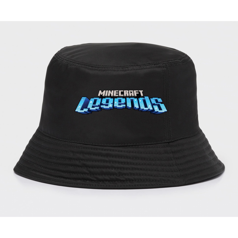 Jual Topi Bucket Hat Minecraft Legends Logo 3D | Shopee Indonesia