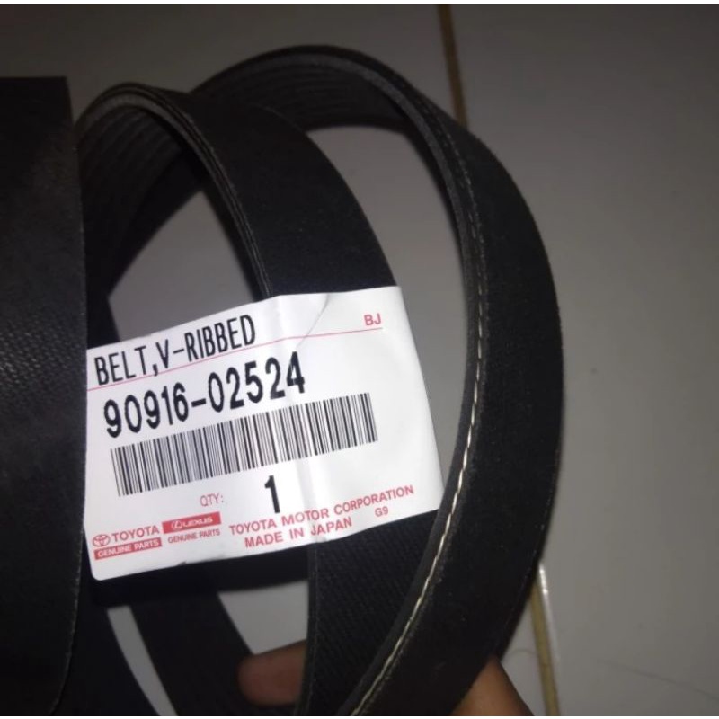 Jual Vanbelt V-Belt fan belt Toyota Original Hiace commuter 90916-02524 ...
