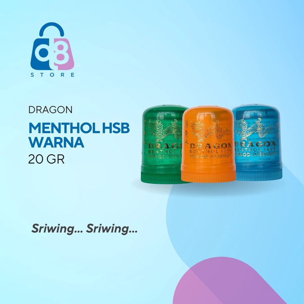 Jual Dragon Menthol HAP HSB Warna 20 Gr Original | Shopee Indonesia