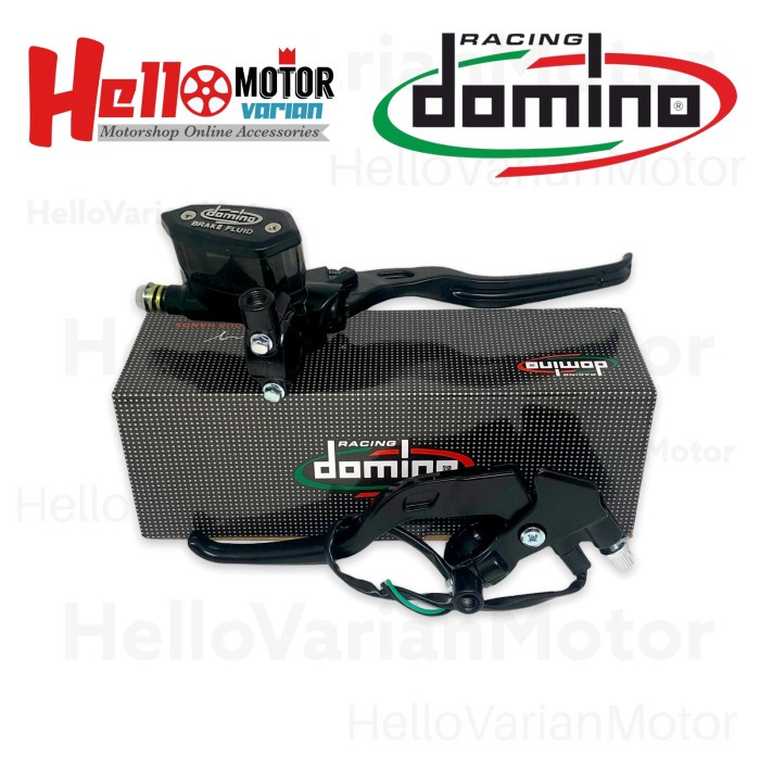 Jual Master Rem DOMINO Tabung Oval Model RCB Lengkap SWITCH Rem ...