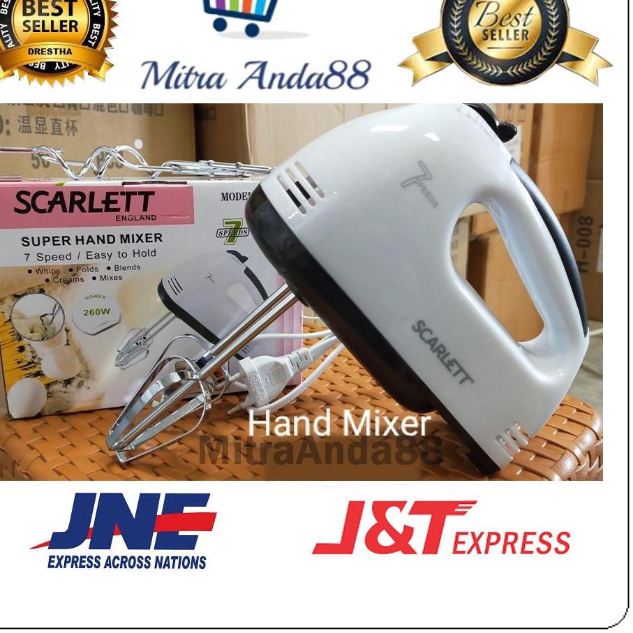 Jual Promo Hj6 Mitraanda88 Hand Mixer Scarlett Mikser Tangan 7