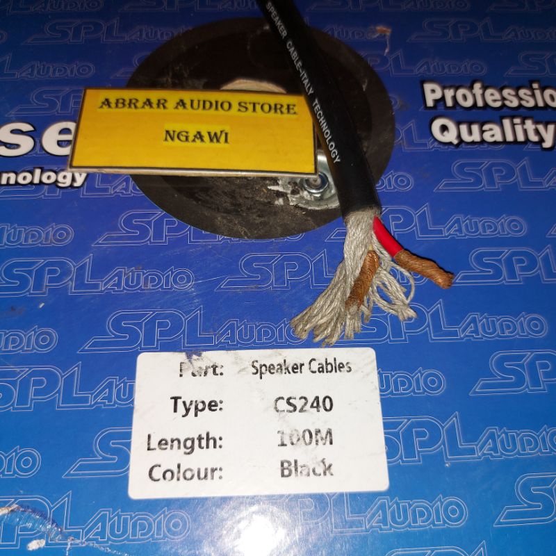 Jual SPL Audio CABLE SPEAKER CS-240 Ecer Per Meter | Shopee Indonesia