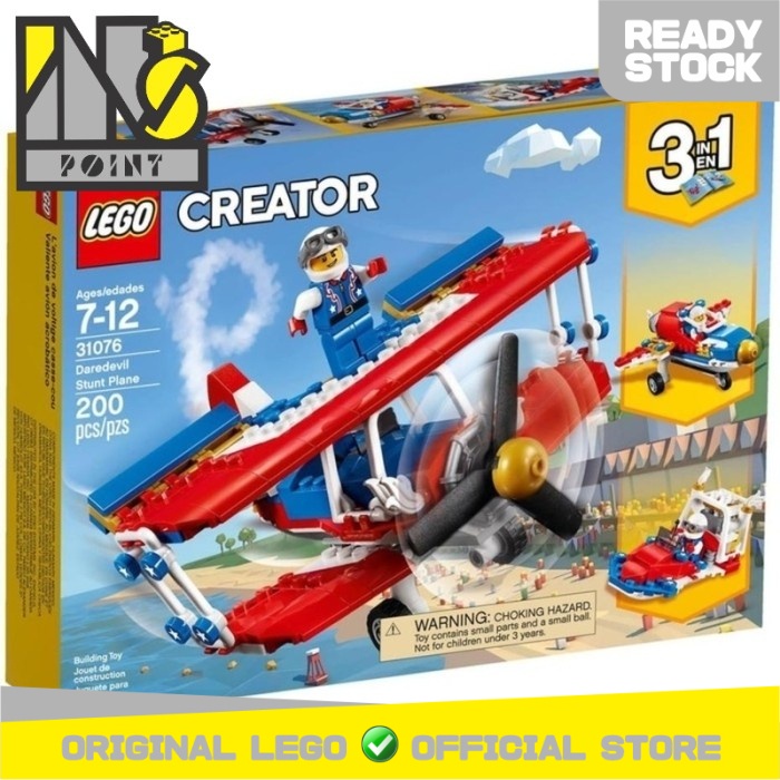 Jual LEGO 31076 - Creator - Daredevil Stunt Plane | Shopee Indonesia