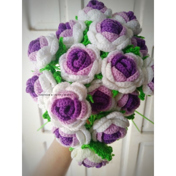 Jual Bunga rajut | Bunga wisuda | Buket bunga | Mawar rajut | Flowers ...