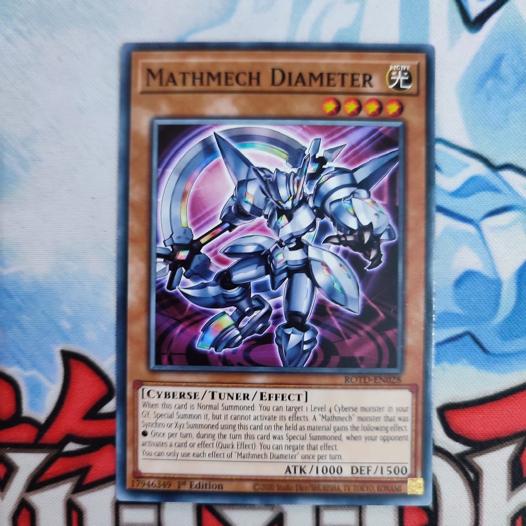 Jual yugioh mathmech diameter ROTD common 1st original | Shopee Indonesia