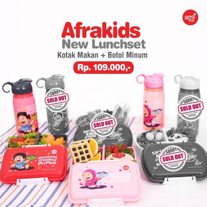 Jual Kotak Makan Lucu/Lunch Box Set/Tempat Makan Anak/Lunch Set ...