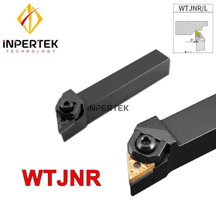 Jual WTJNR 2525 16 Holder Bubut Insert TNMG 16 Pahat Gagang Kanan Luar | Shopee Indonesia