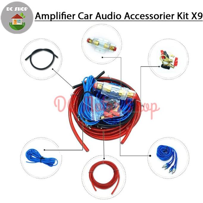 Jual Kabel Audio Mobil Set Instalasi Sound System Mobil Audio Cable Kit ...