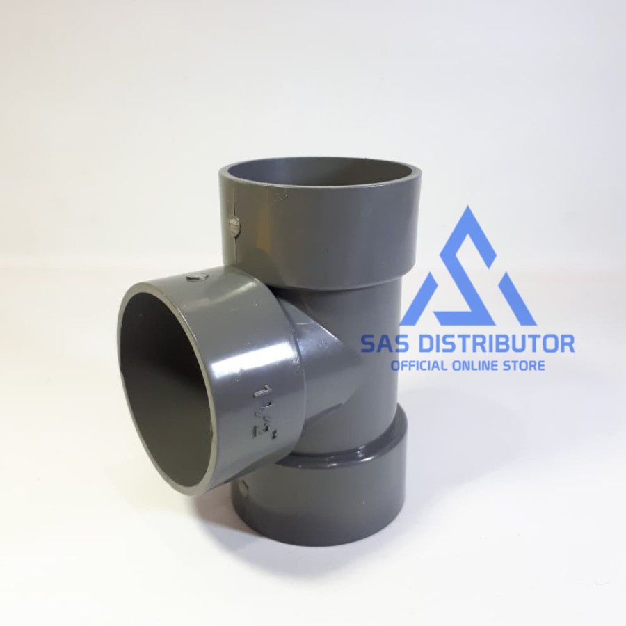 Jual TEE 1 1/2" inch D PVC / Tee 1,5" inch / Leter T 1 1/2" in D VOSCAR ...
