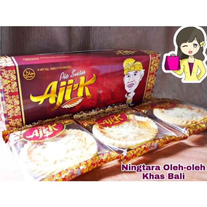Jual PIE SUSU AJIK KRISNA OLEH-OLEH KHAS BALI (AJI K RASA ORIGINAL, COKLAT, | Shopee Indonesia