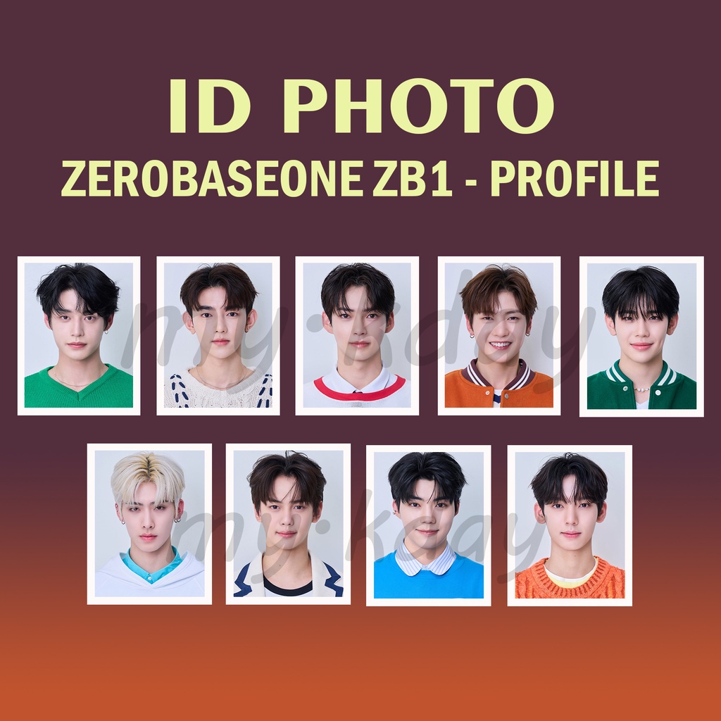 Jual ID-0017, ID Photo ZEROBASEONE ZB1 Profile | Shopee Indonesia