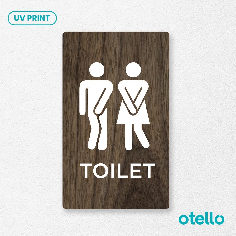 Jual [FLASH SALE !!!] Otello - Sign Toilet Icon Kebelet Papan Board ...