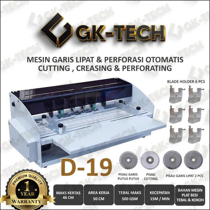 Jual Mesin Garis Creasing Perforasi Otomatis GK-TECH | Shopee Indonesia