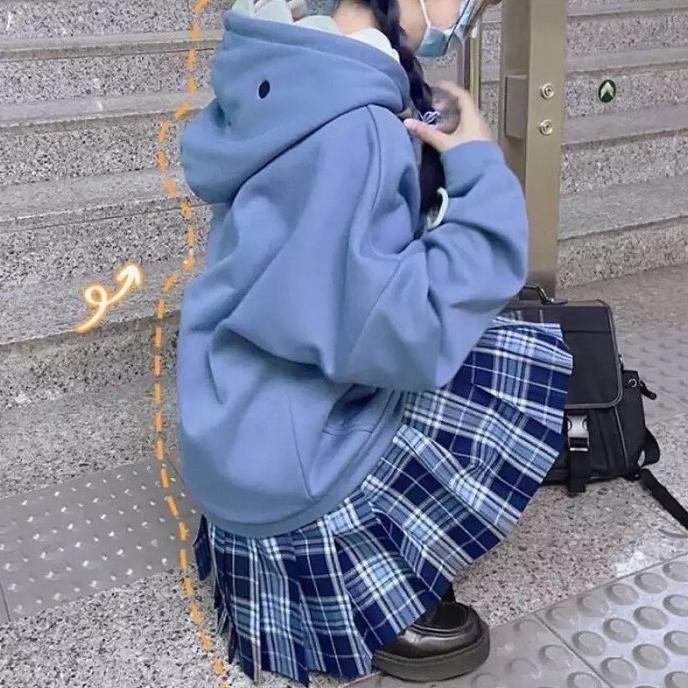 Jual Shark Hoodie Jaket Lucu Kawaii Jepang Karakter Ikan Hiu #Original ...