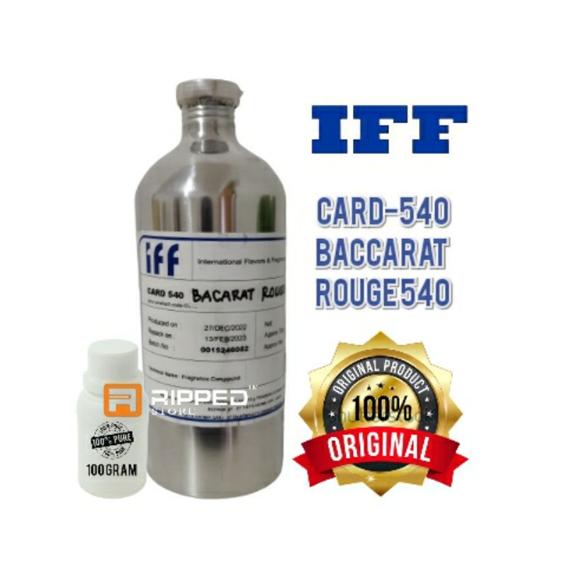 Jual (100 ML) CARD 540 BIBIT PARFUM MURNI BACARAT ROUGE BY IFF ORIGINAL ...