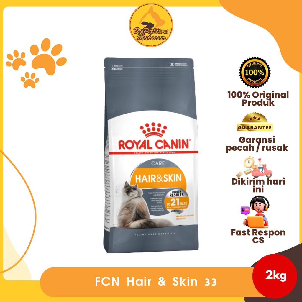 Jual Makanan Kucing-FCN Hair & Skin 33 2kg | Shopee Indonesia