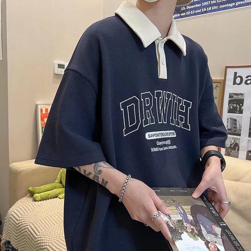 Jual KAOS POLO OVERSIZE OFF SHOULDER / POLO SHIRT PRIA/ WAFFLE ...
