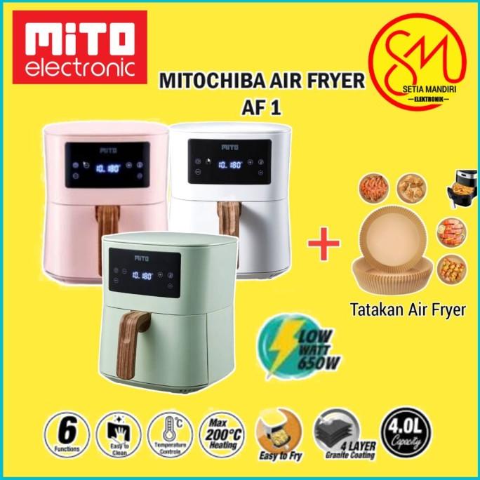 Jual MITO AF1 Digital Air Fryer 4 Liter Low Watt - AirFryer DigiFry AF ...