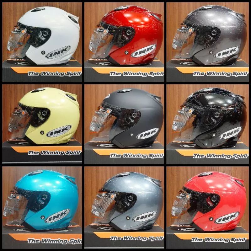 Jual Helm Ink Centro solid original All Varian pull warna Original 100% ...