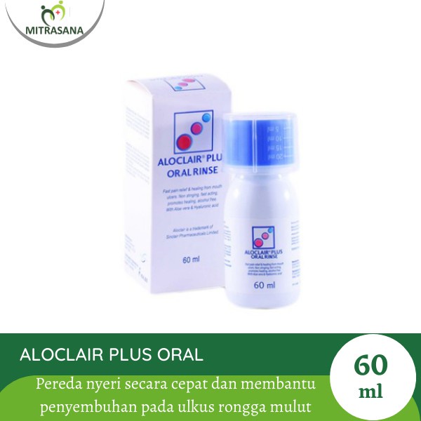Jual Aloclair Plus Oral Rinse 60 ml - Obat Kumur Sariawan Alami ...