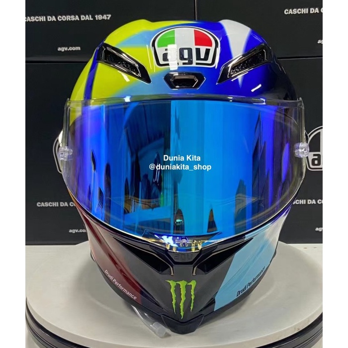 Jual Ready Visor Iridium Crystal Race 3 Aftermarket AGV Pista Corsa GPR ...
